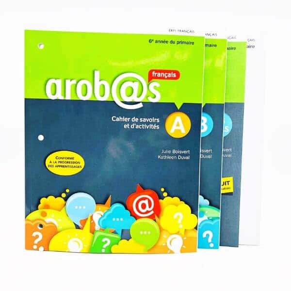 AROBAS + FASCICULES 6e année - Papeterie Gilbert / JEUX A&G
