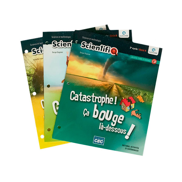SCIENTIFIQ SÉRIE 3A 3 fascicules 3e cycle - Papeterie Gilbert / JEUX A&G