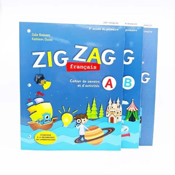 ZIG ZAG 3e année - Papeterie Gilbert / JEUX A&G
