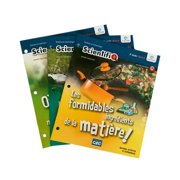 SCIENTIFIQ SÉRIE 2B 3 fascicules 4e année - Papeterie Gilbert / JEUX A&G